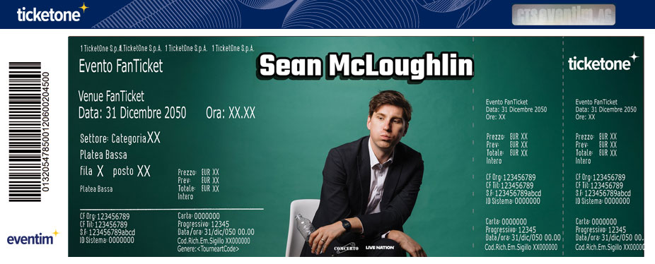 Sean McLoughlin Tickets - TicketOne