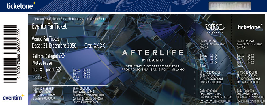 Afterlife Tickets - TicketOne