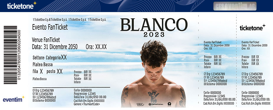 Blanco Tickets - TicketOne