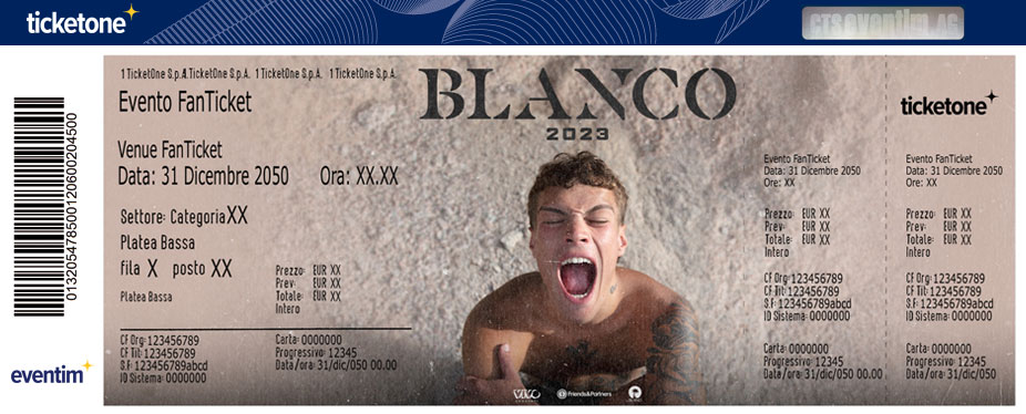 Blanco Tickets - TicketOne