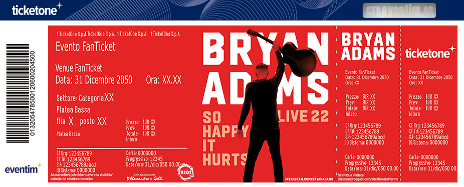 Bryan Adams Tickets - TicketOne