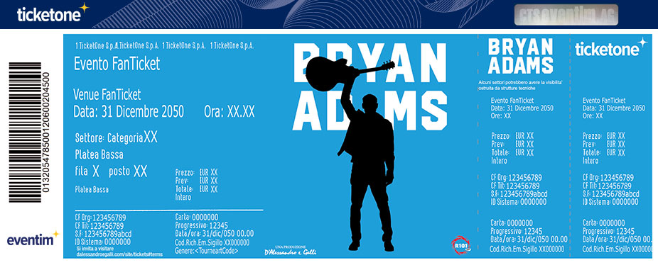 Bryan Adams Tickets - TicketOne