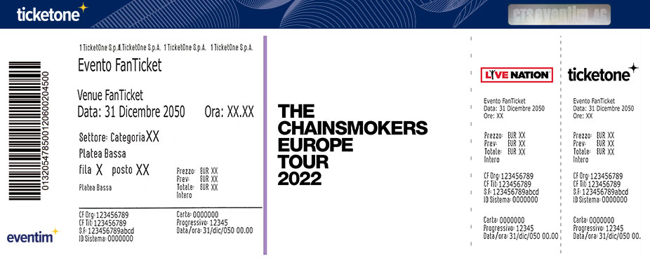 The Chainsmokers Tickets - TicketOne