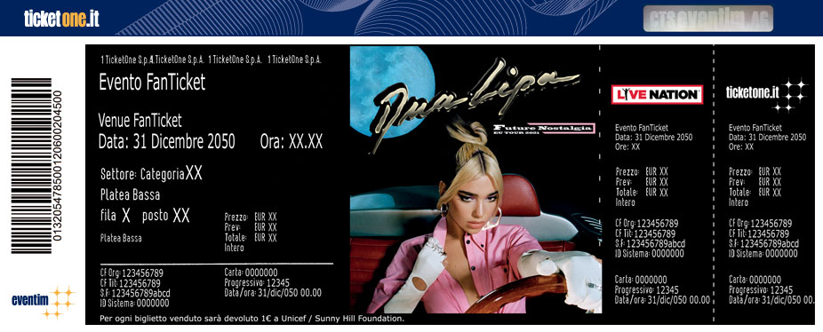 Dua Lipa Tickets - TicketOne