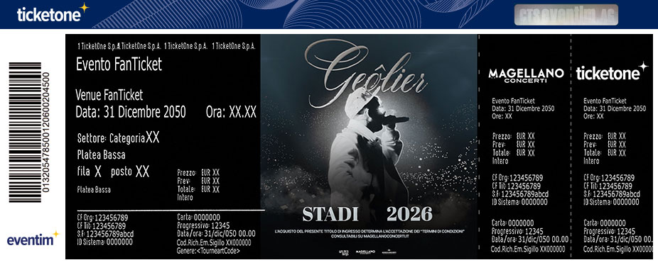 Geolier ROMA 19/06/2026 21:00 Biglietti - TicketOne