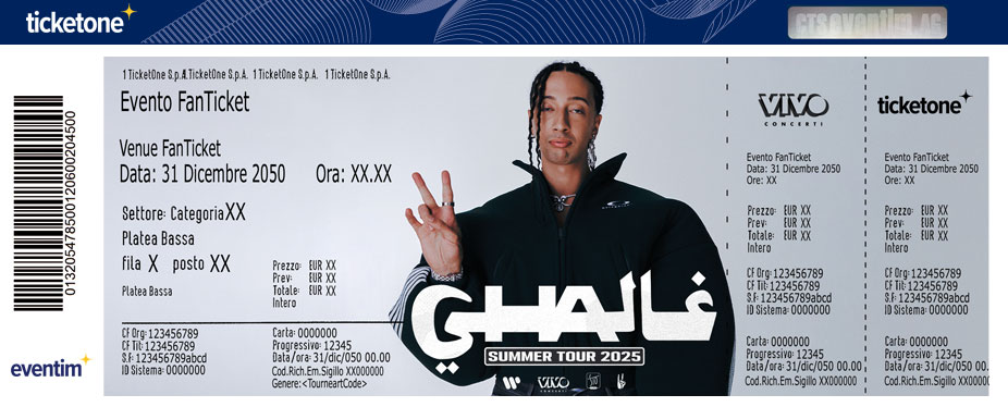 Ghali Tickets - TicketOne