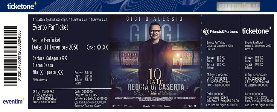Gigi D'Alessio Tickets - TicketOne