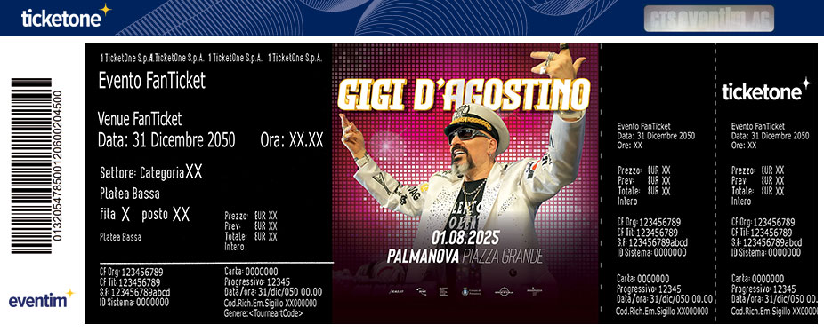 Gigi D'Agostino Tickets - TicketOne