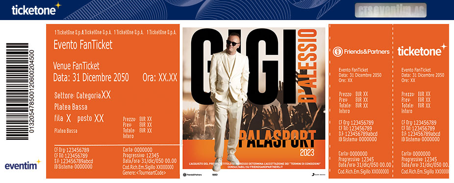 Gigi D'Alessio Tickets - TicketOne