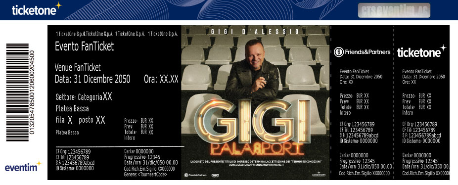 Gigi D'Alessio Tickets - TicketOne
