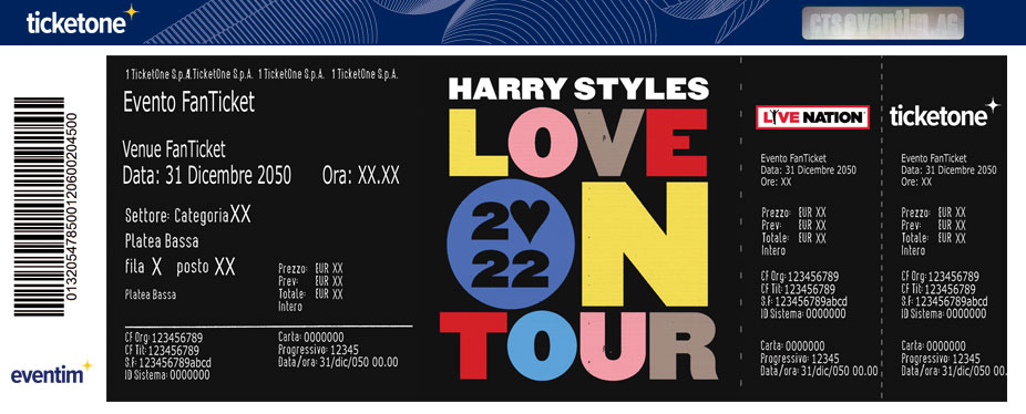 Harry Styles Tickets - TicketOne
