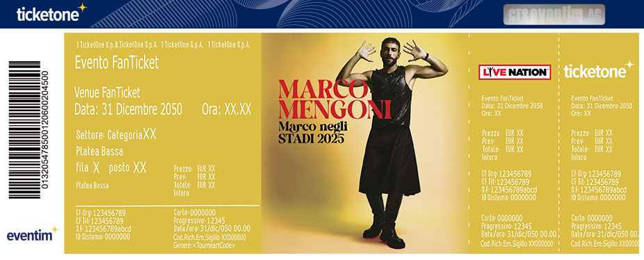 Marco Mengoni Tickets - TicketOne