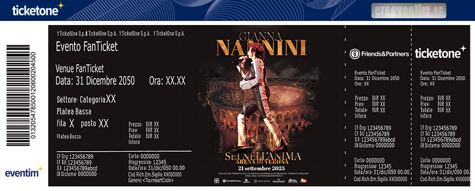 Gianna Nannini Tickets - TicketOne