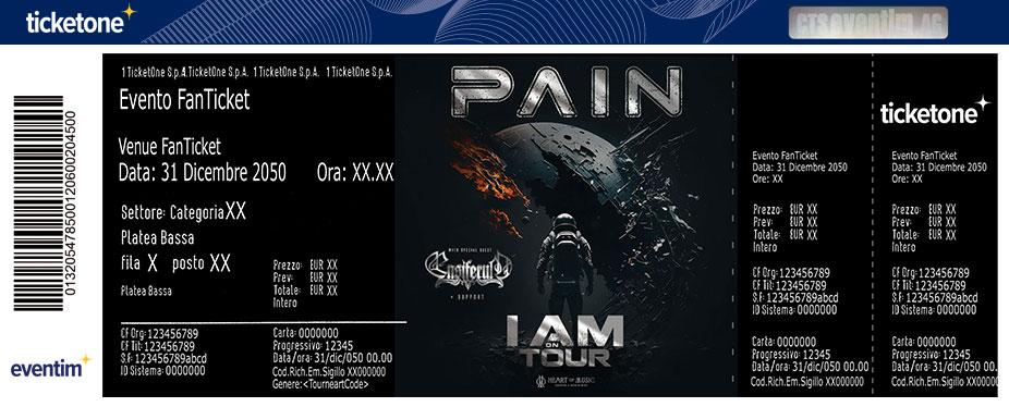 Pain Tickets - TicketOne