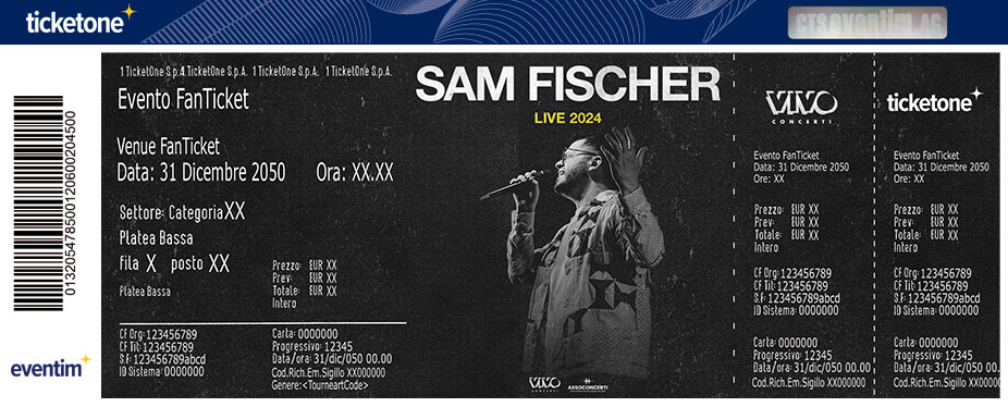 Sam Fischer Tickets - TicketOne