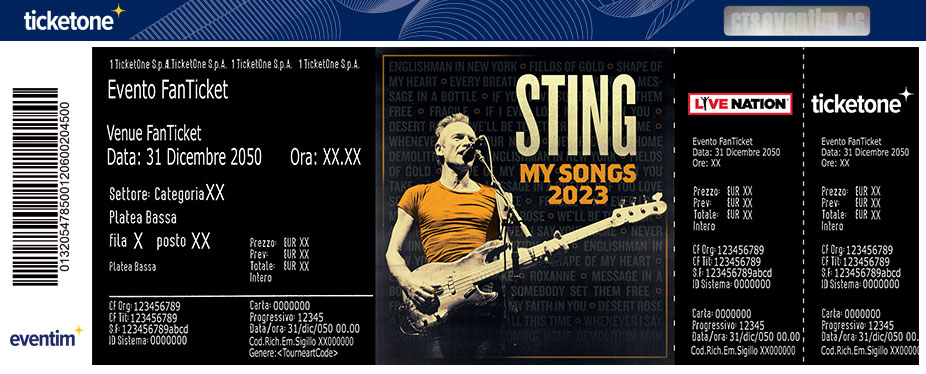 Sting Tickets - TicketOne