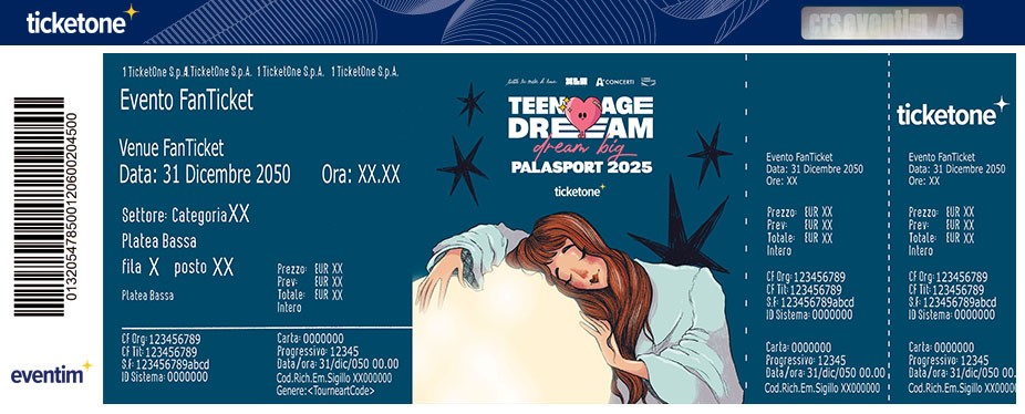 Teenage Dream Tickets - TicketOne